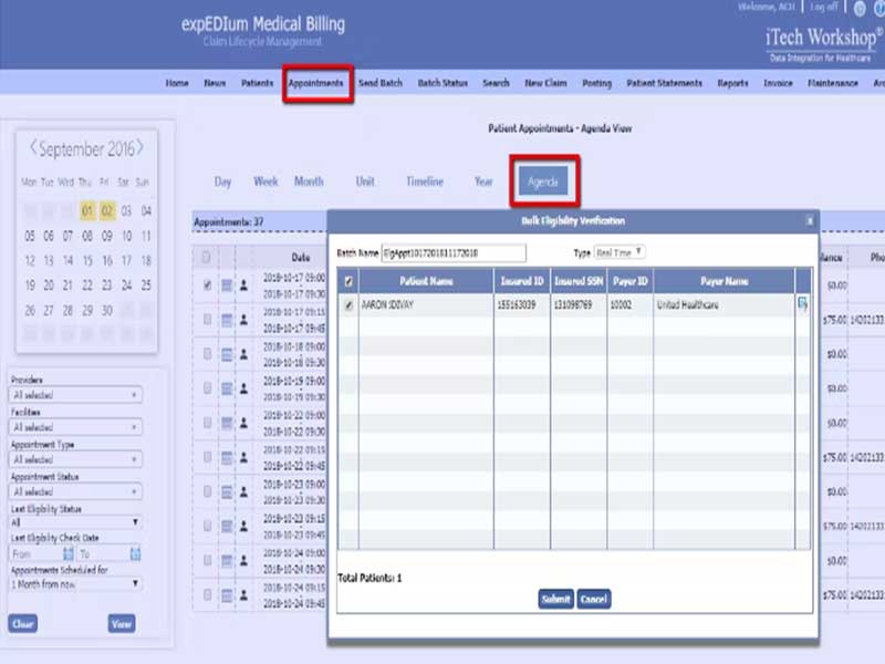 expEDIum Medical Billing EMR/EHR Free Demo, Pricing & Feature